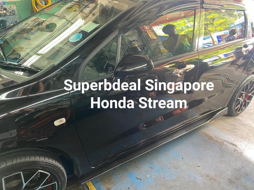 Honda Stream Universal Front Lip with install, Car Accessories ...