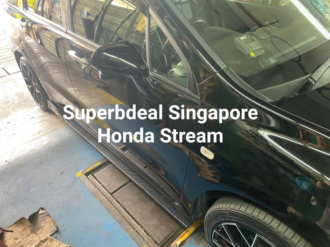 Honda Stream Universal Front Lip with install, Car Accessories ...