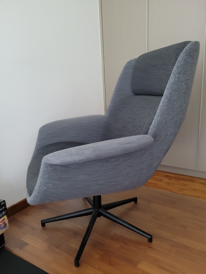 Ikea Aleby Swivel Armchair, Furniture & Home Living, Furniture, Chairs ...