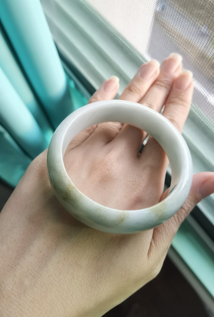 Jade Bangle for size testing, Women's Fashion, Jewelry & Organisers ...