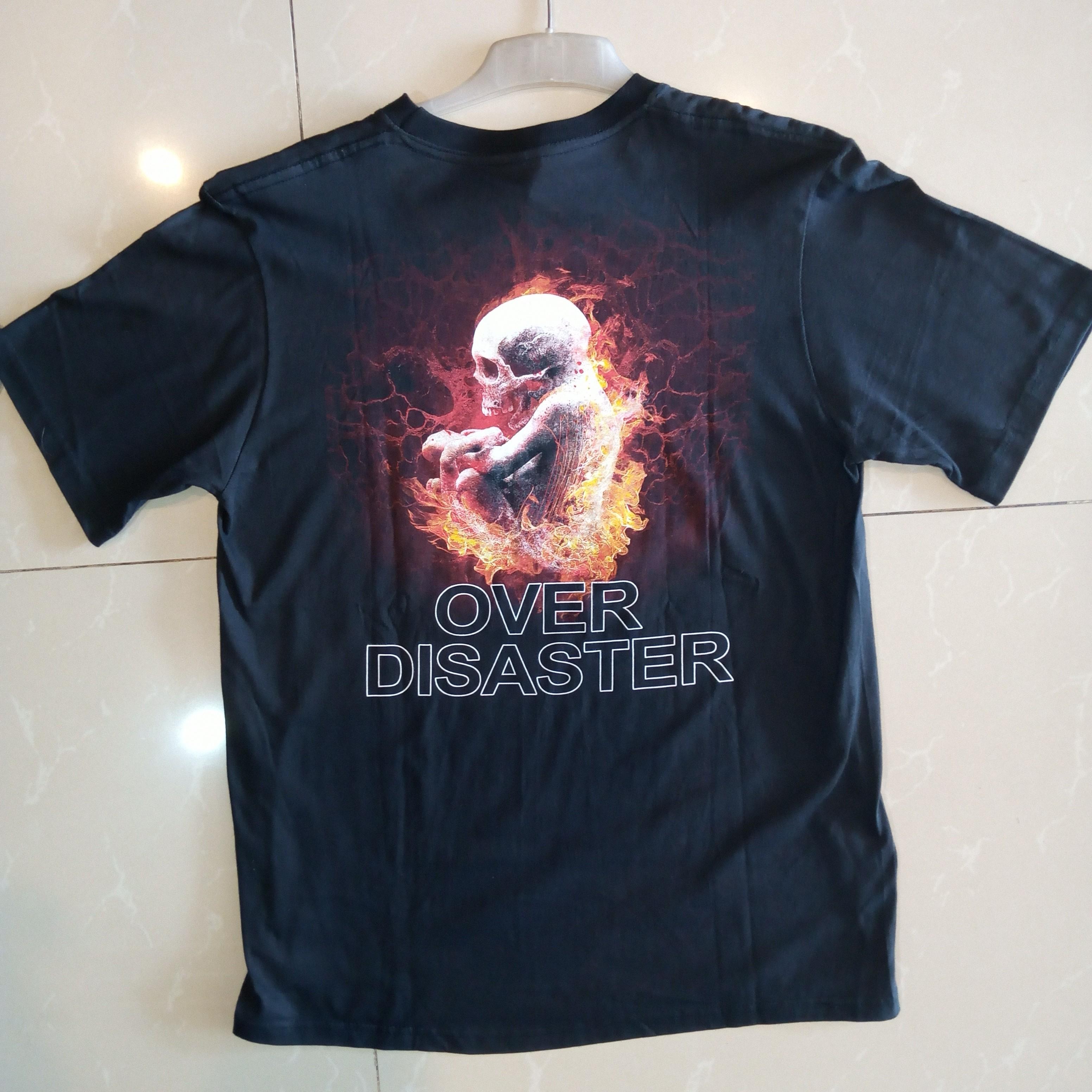 Kaos Band Death Metal Detested Over Disaster, Fesyen Pria, Pakaian ...