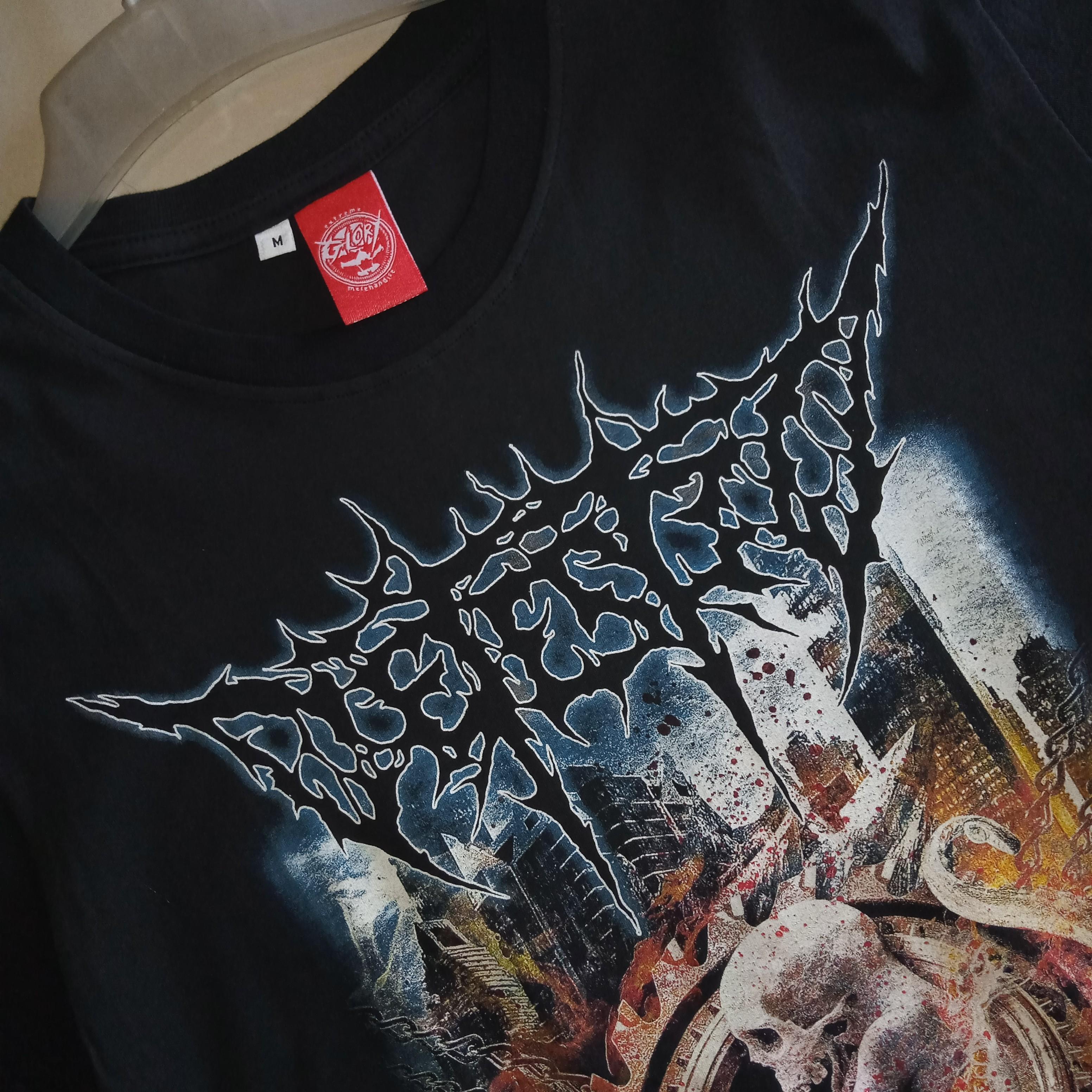 Kaos Band Death Metal Detested Over Disaster, Fesyen Pria, Pakaian ...