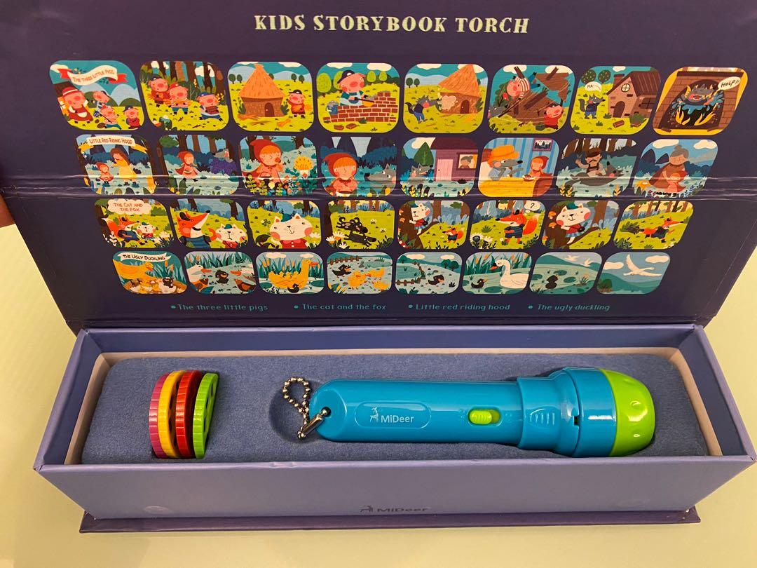 Kids story book torch, 兒童＆孕婦用品, 嬰兒玩具 - Carousell