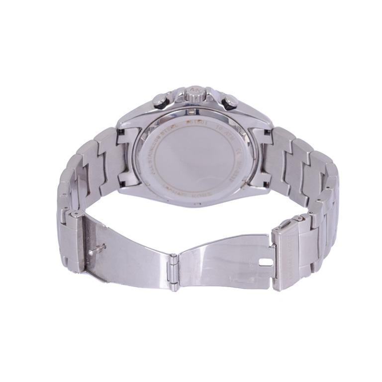 MICHAEL KORS MK8339 Chronograph White Dial Stainless Steel Men's Watch ...