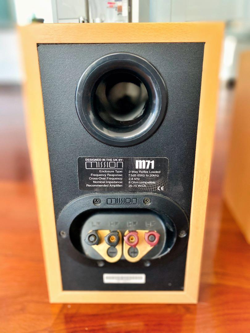 Mission M71 Speakers (Almost New Condition), Audio, Soundbars, Speakers ...