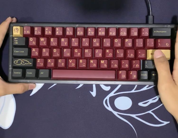 Nk65 ee smoke grey| fff switch lubed with krytox 205g0 filmed with tx ...