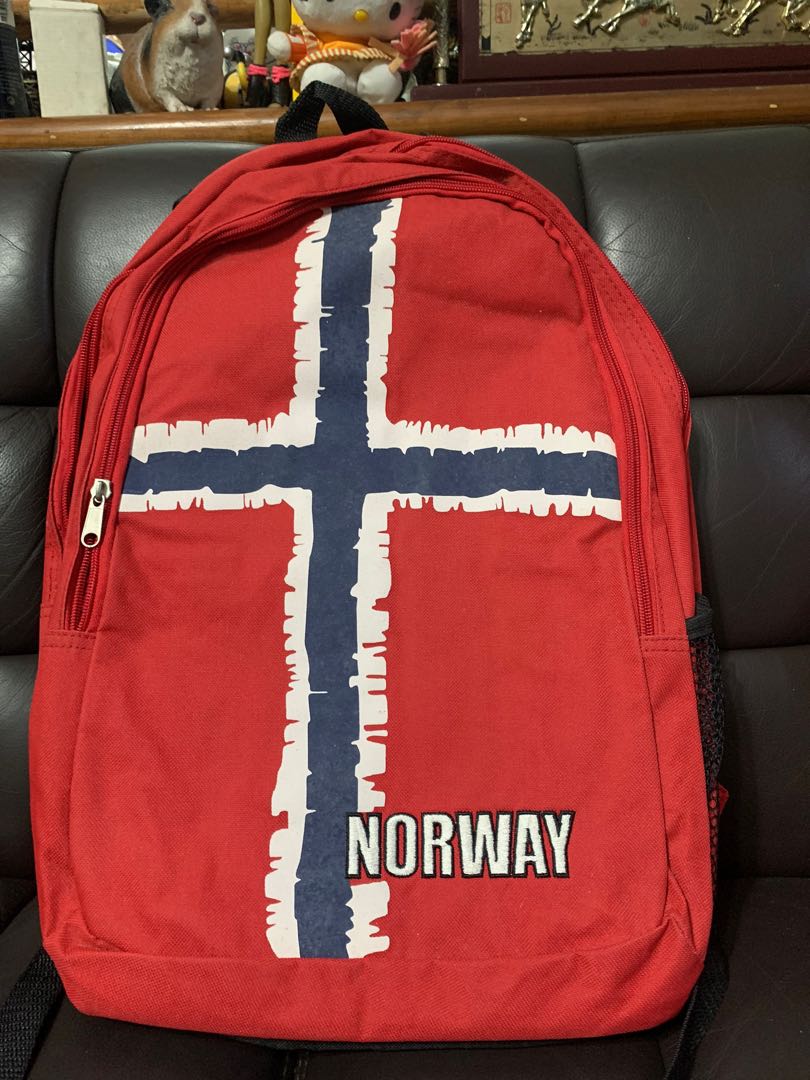 Norway flag backpack, Men's Fashion, Bags, Backpacks on Carousell