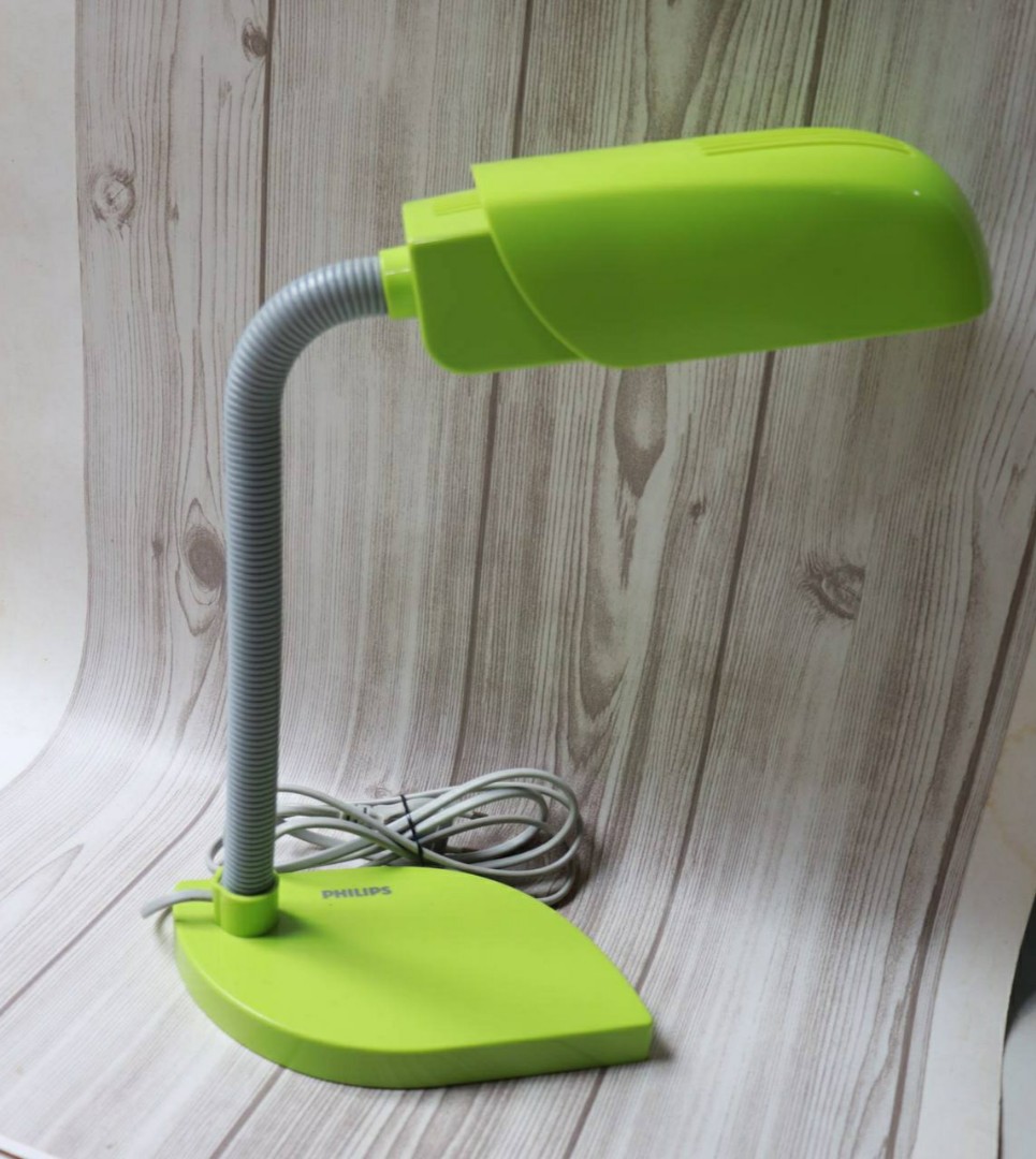 Philips Neon Green Study Lamp Desk Lamp, Furniture & Home Living ...