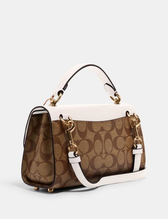(PREORDER) COACH - Tilly Satchel 23 In Signature Canvas C1439, Luxury ...