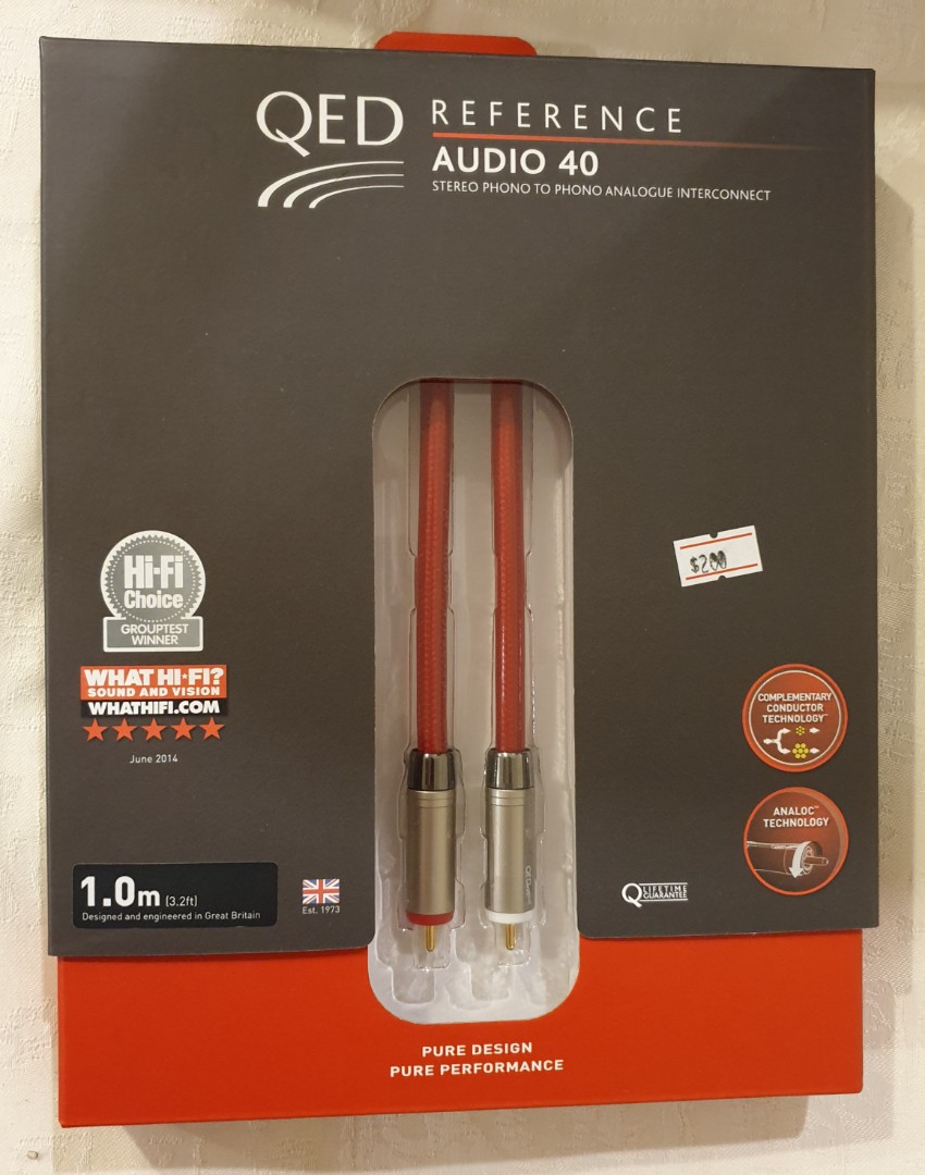 QED REFERENCE AUDIO 40, Audio, Other Audio Equipment on Carousell