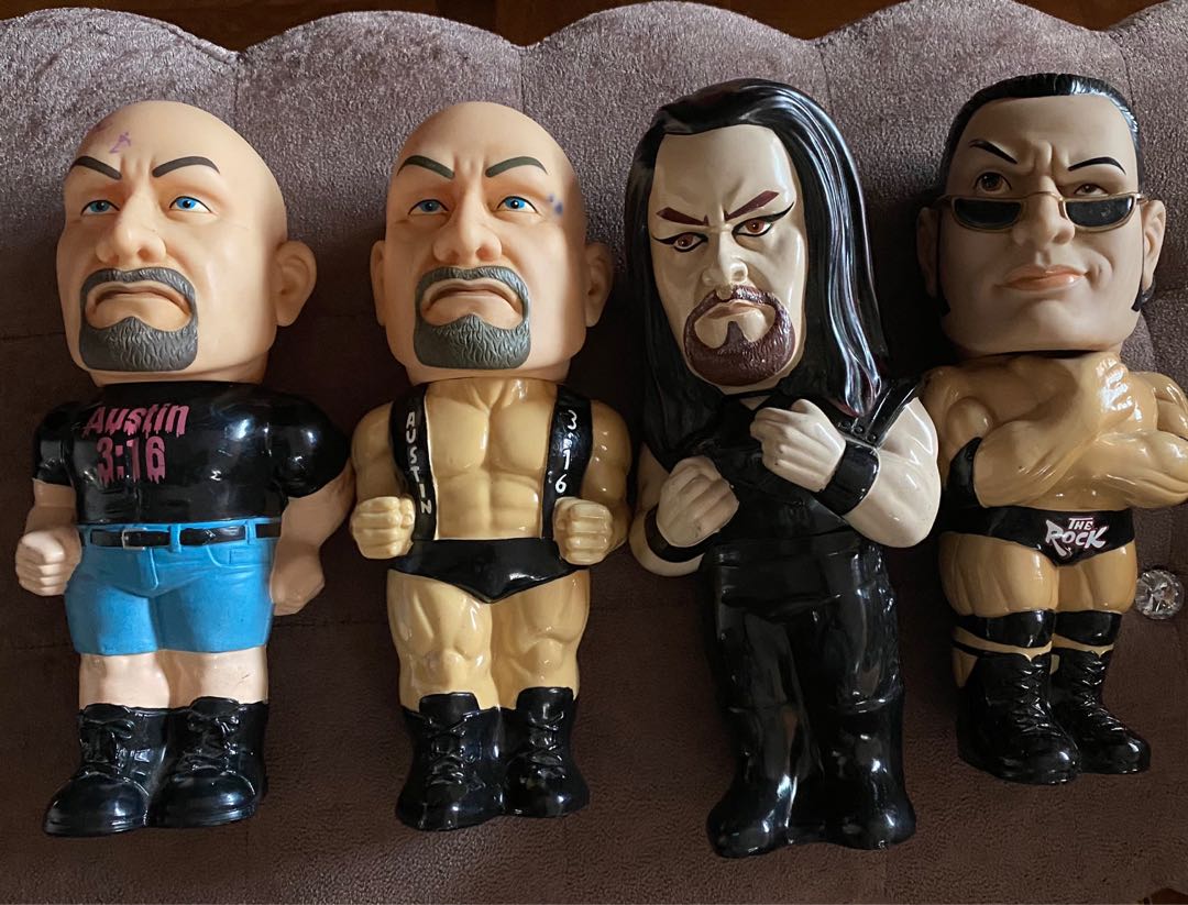 Rare WWE / WWF / WCW Drink Cup/Bottle, Hobbies & Toys, Toys & Games on ...