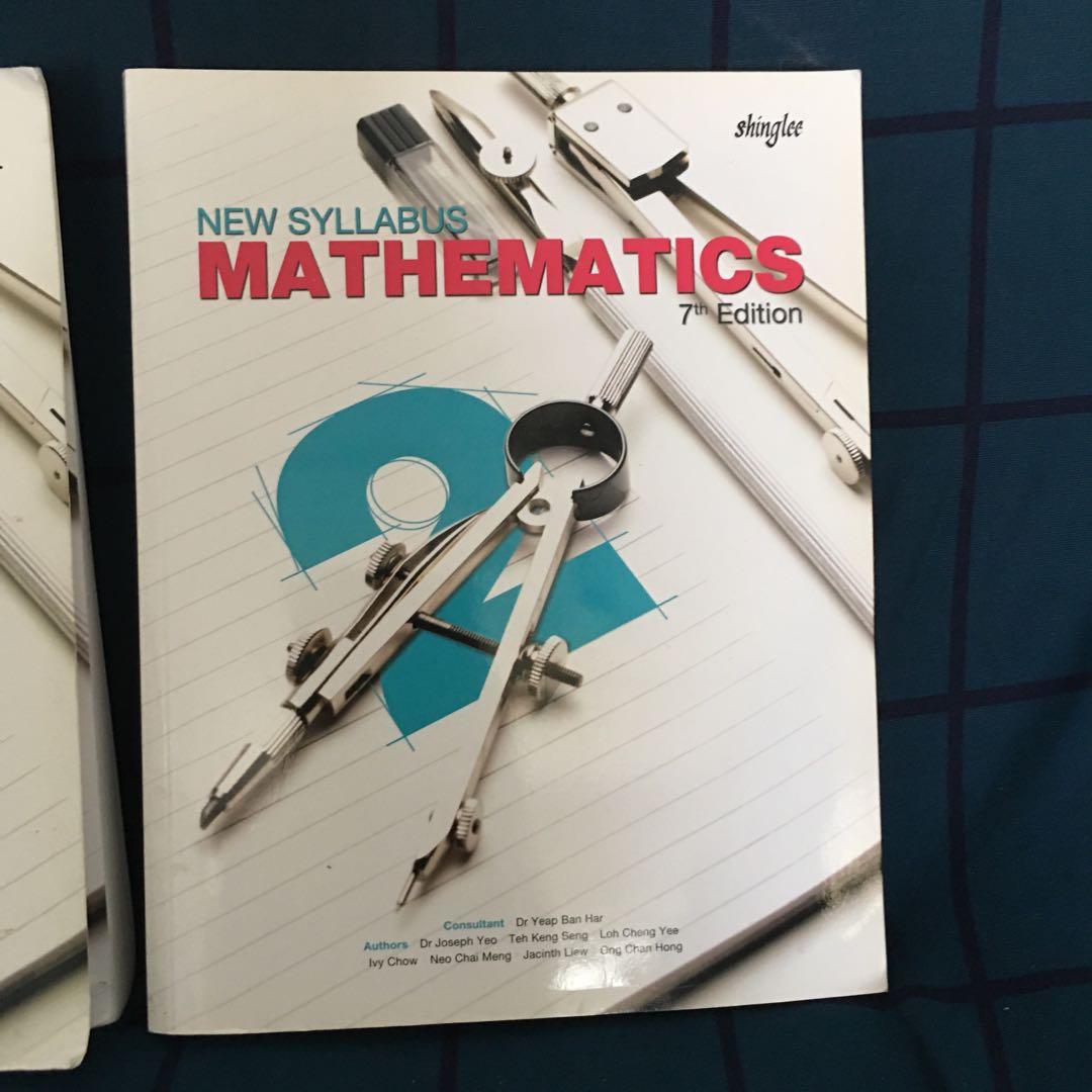 Shingles New Syllabus mathematics 7th edition 1 & 2 /O Level / Sec 1 ...