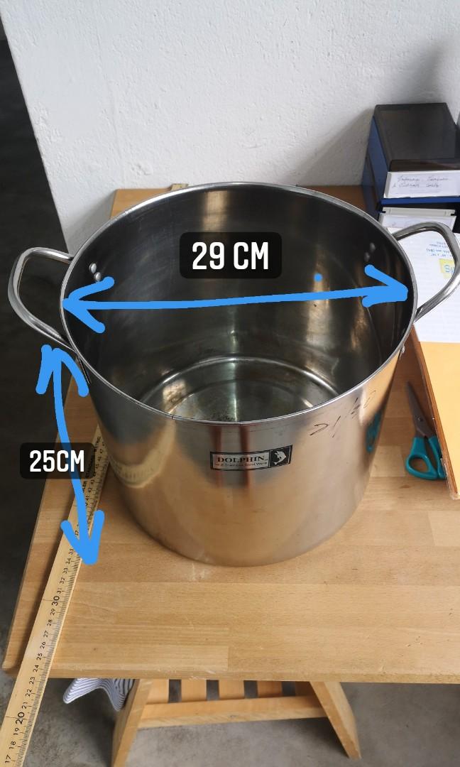 Stainless Steel Large Cooking Pot, Home Appliances, Kitchenware on ...