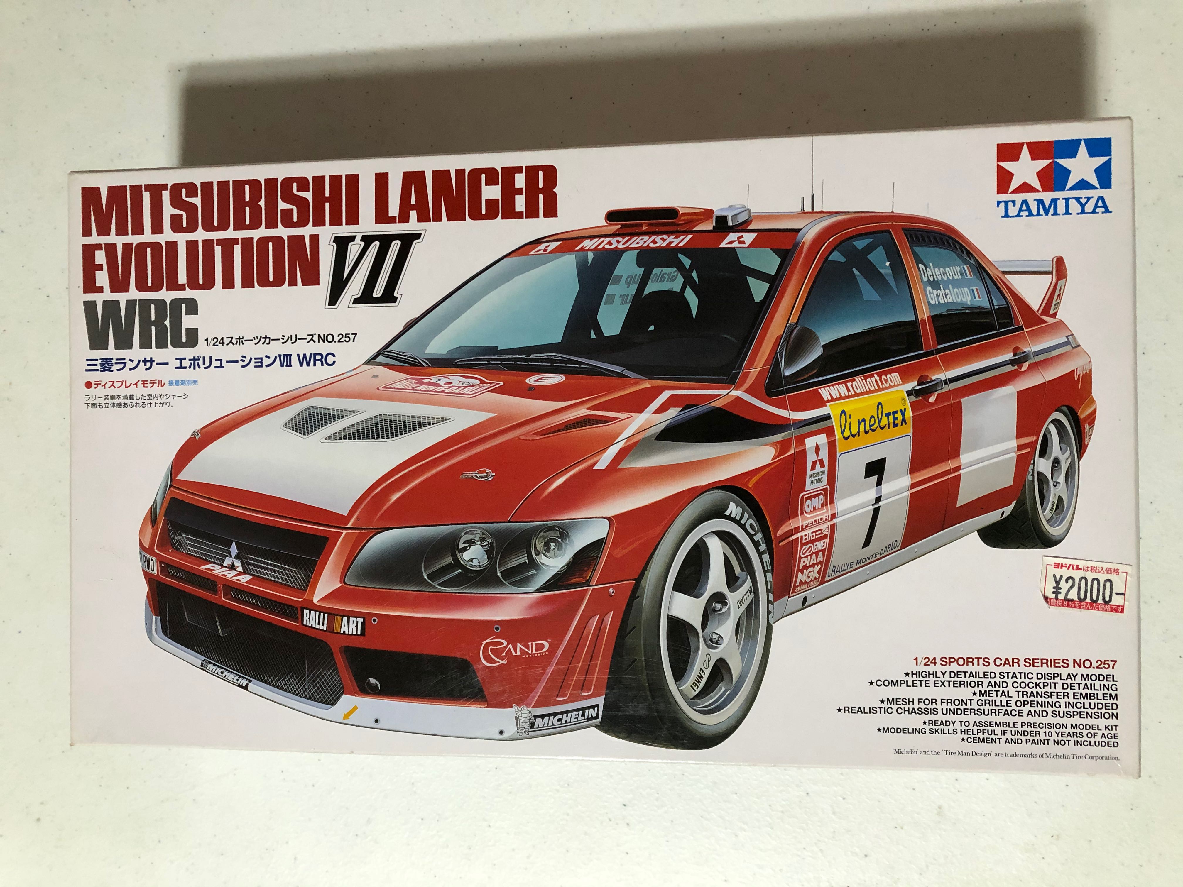 TAMIYA MITSUBISHI LANCER EVO VII, Hobbies & Toys, Toys & Games on Carousell