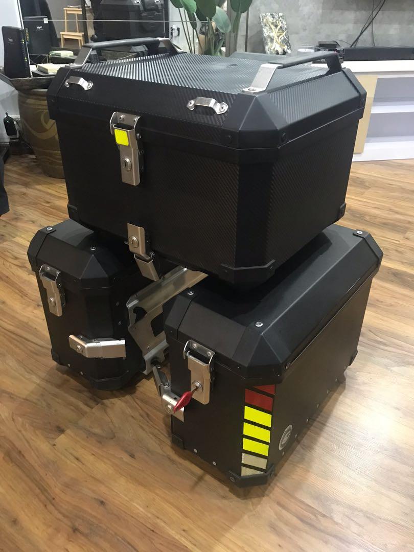 Top Box Side Panniers, Motorcycles, Motorcycle Accessories on Carousell
