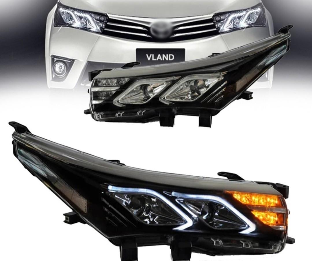 Toyota Altis headlight w LED (2017), Car Accessories, Electronics ...