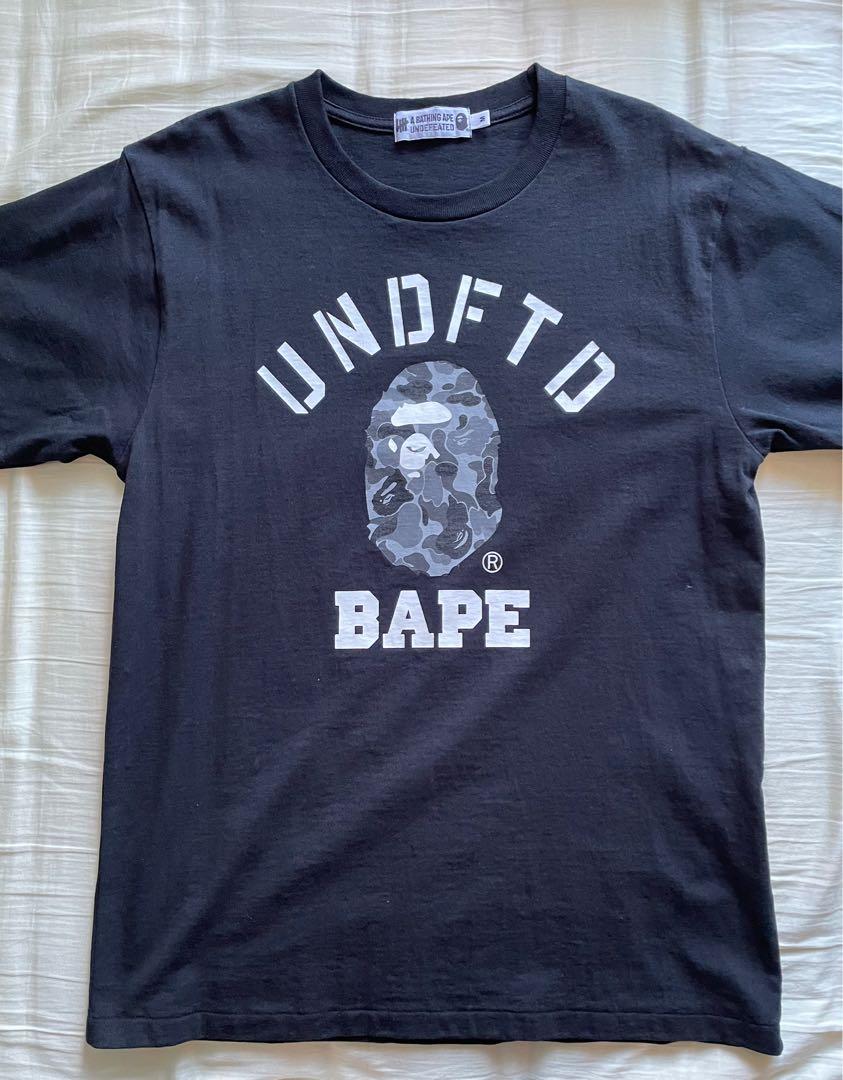 Undefeated X Bape, Men's Fashion, Tops & Sets, Tshirts & Polo Shirts on Carousell