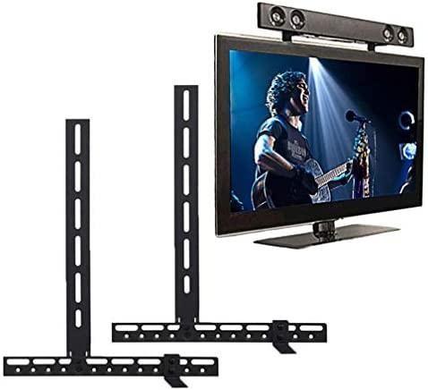 UNHO Sound Bar Brackets Universal Soundbar Mount for Mounting Above or ...