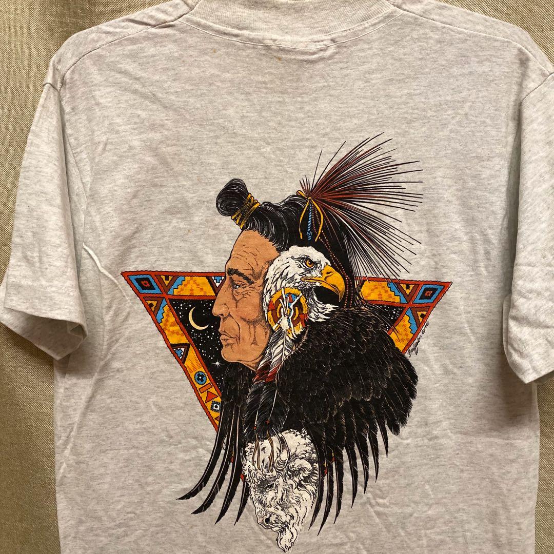 Vintage American Native Shirt, Men's Fashion, Tops & Sets, Tshirts ...