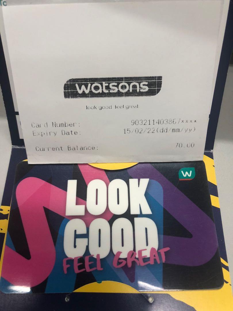 Watson gift card $70, Tickets & Vouchers, Vouchers on Carousell