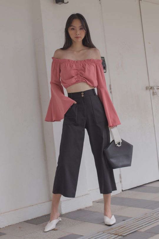 YHF Parallel pants in black, Women's Fashion, Bottoms, Other Bottoms on ...