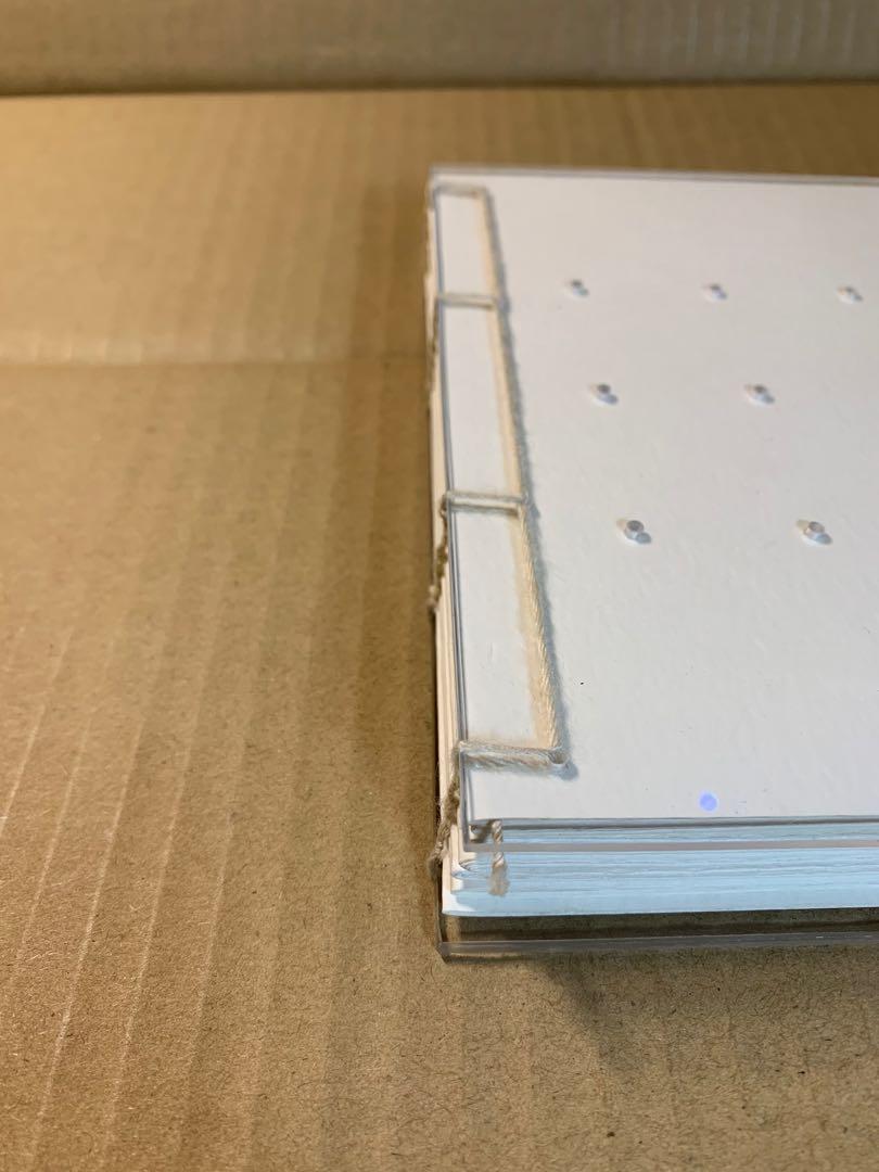 Book Acrylic book binding bookbinding, Hobbies & Toys, Stationery ...