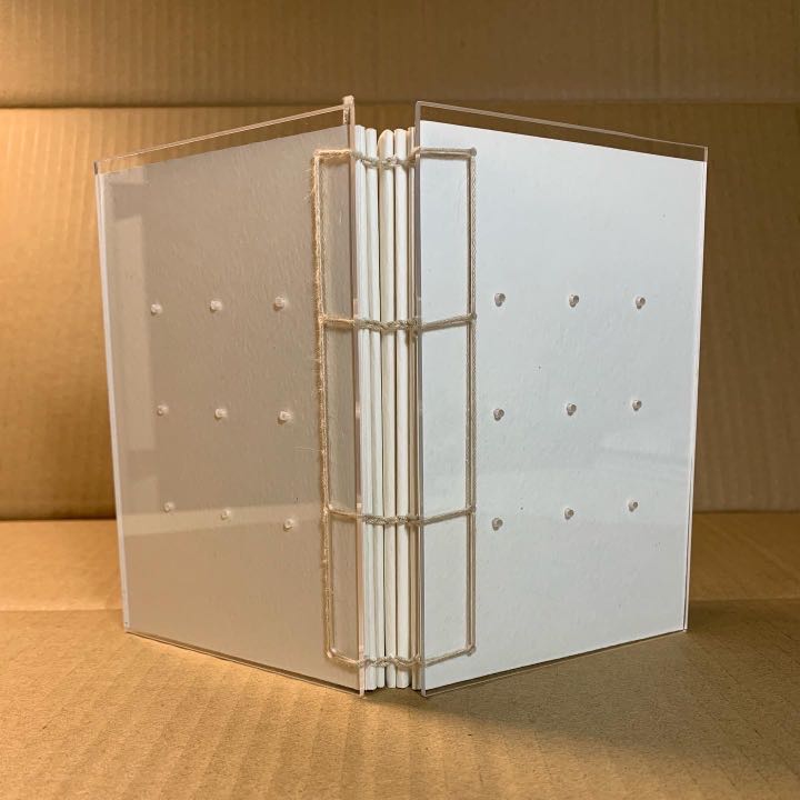 Book Acrylic book binding bookbinding, Hobbies & Toys, Stationery ...