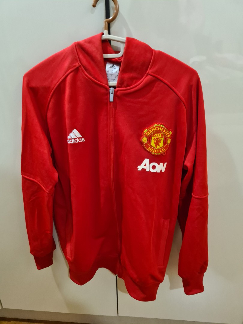 Adidas MU Jacket, Men's Fashion, Coats, Jackets and Outerwear on Carousell