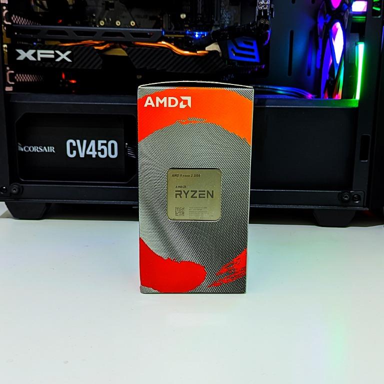 AMD Ryzen 3 3100 4-Core, 8-Thread Unlocked Desktop Processor with ...