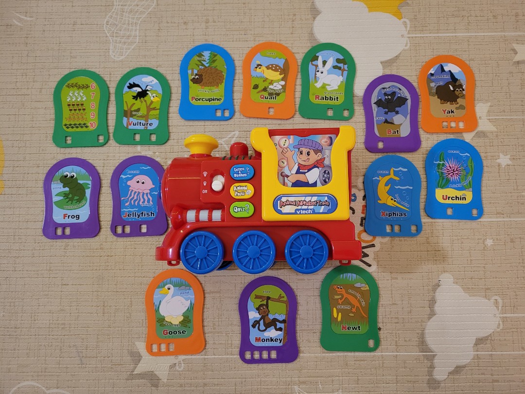 Animal Alphabet Train, Babies & Kids, Toys & Walkers on Carousell