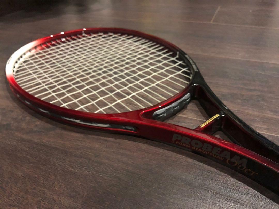 Bridgestone Pro Beam Oversizes Tennis Racquet, Sports Equipment, Sports ...