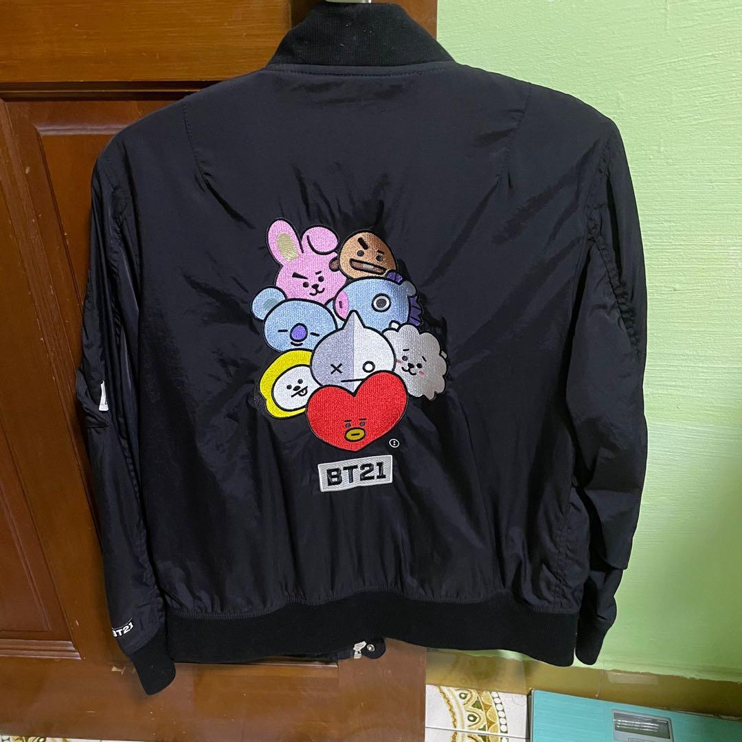 BTS BT21 :CHOCOOLATE BOMBER JACKET, Women's Fashion, Coats, Jackets and ...