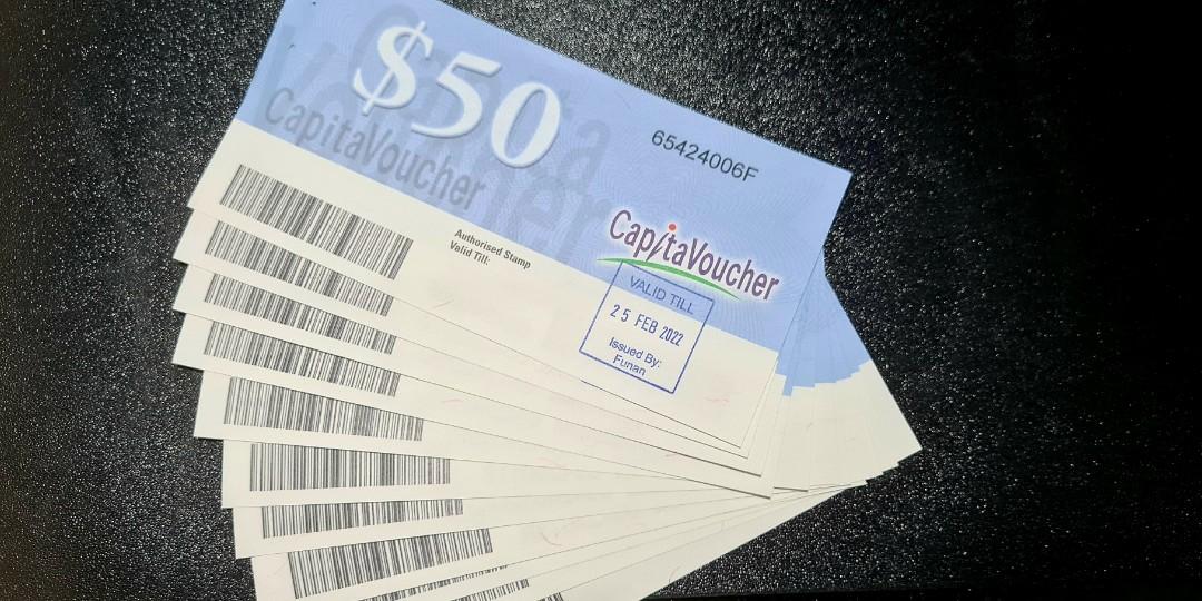 Capitaland Voucher - worth $ 1,200, Entertainment, Gift Cards ...