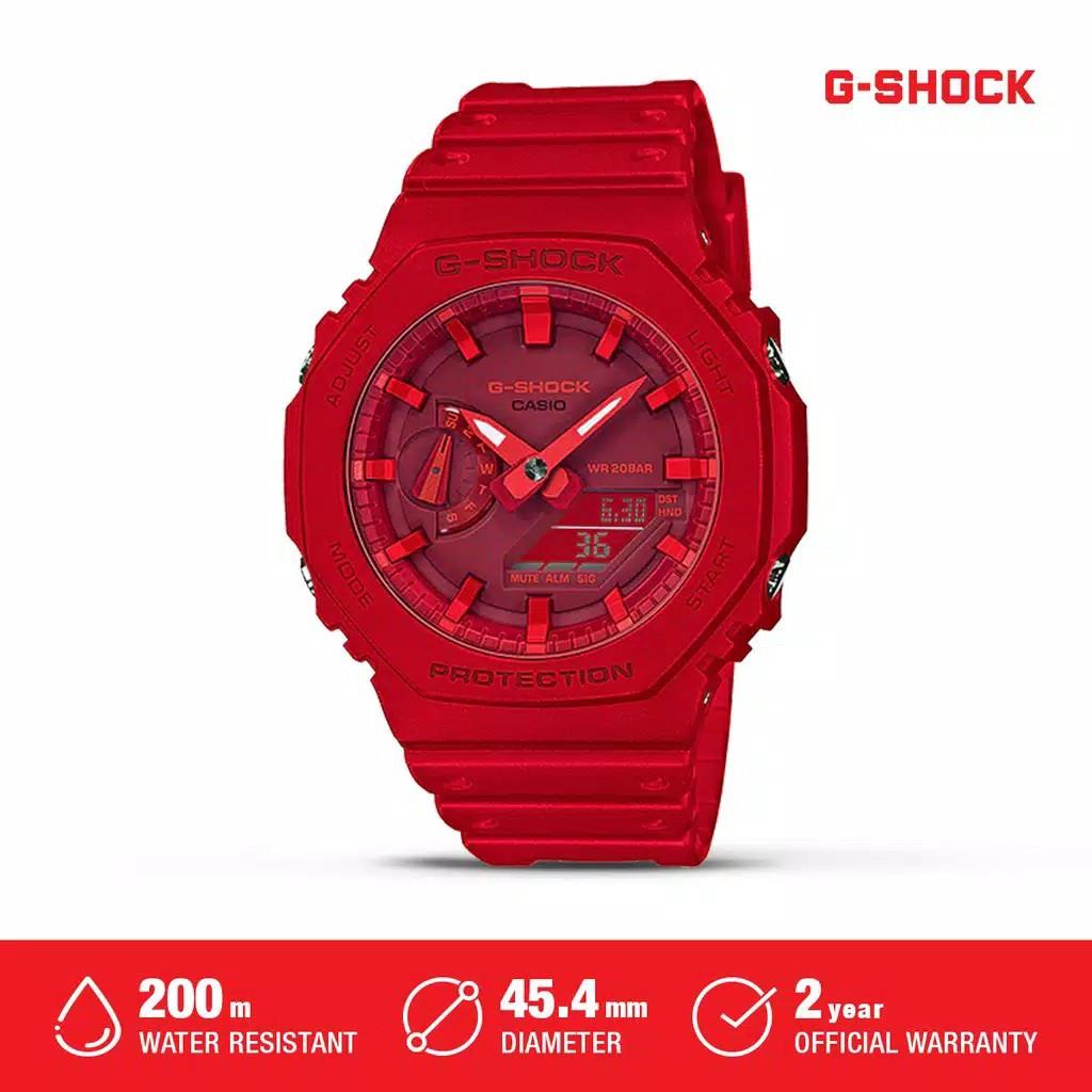Casio G-Shock Neobrite Original Jam Tangan Pria GA-2100-4ADR Analog ...