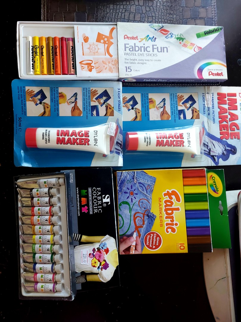Coloring Materials for Fabric, Hobbies & Toys, Stationary & Craft ...