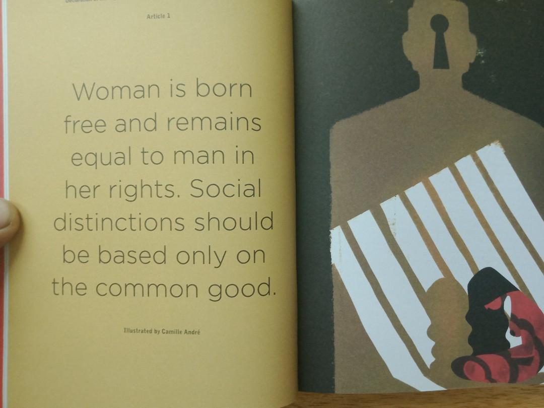 Declaration of the Right of Woman by Olympe de Gouges, Hobbies & Toys ...