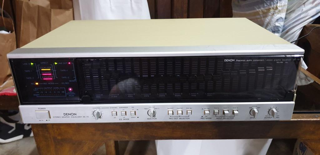 Denon DE-70 Stereo Equalizer, Audio, Soundbars, Speakers & Amplifiers ...