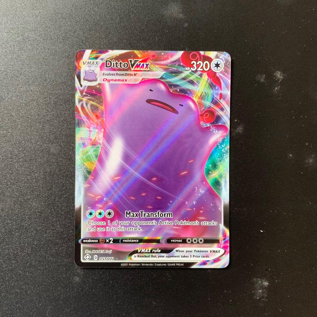 Ditto Vmax, Hobbies & Toys, Toys & Games on Carousell