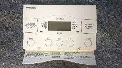 Drayton 25476 LP722 (Mk4) 2 Channel Programmer, White, Electronics ...