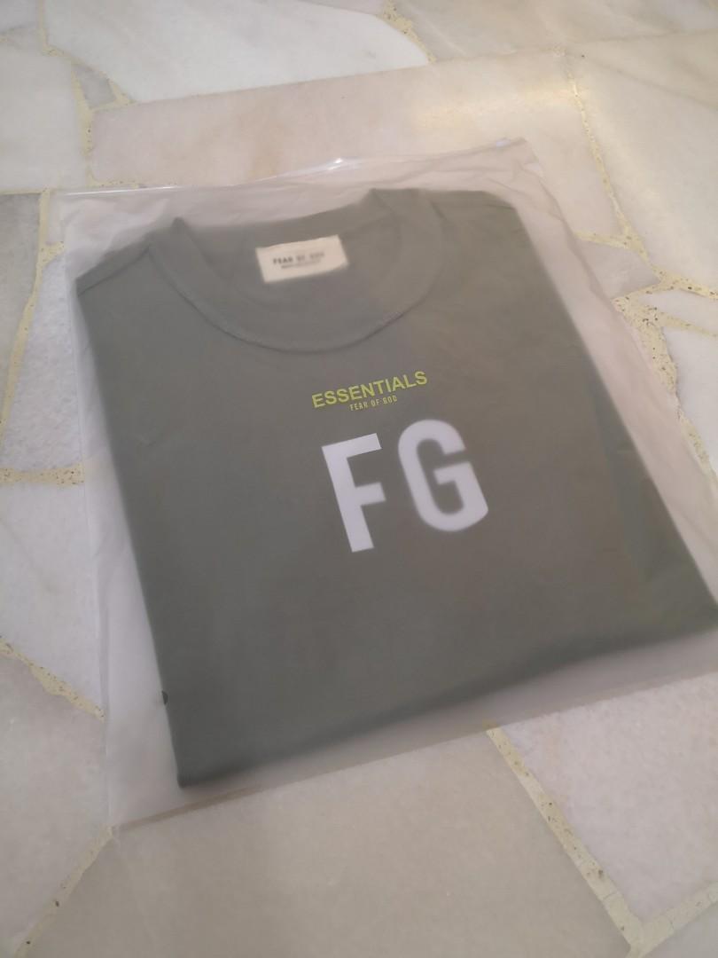 Essentials FG Green, Men's Fashion, Tops & Sets, Hoodies on Carousell
