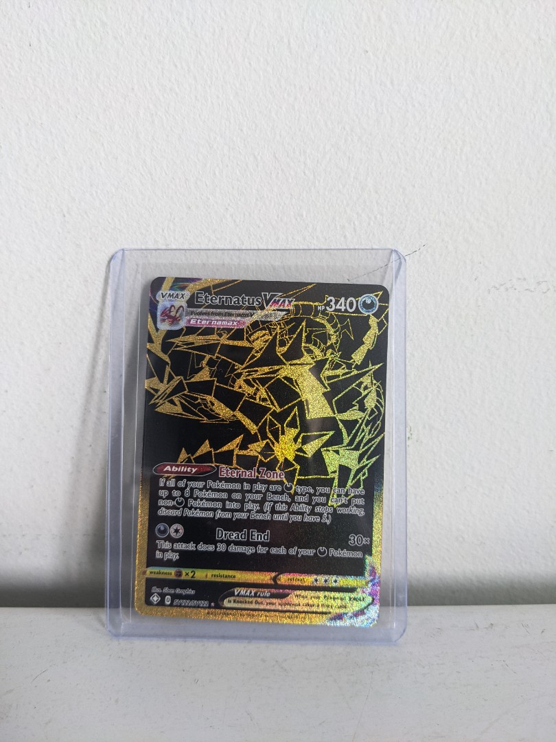 Eternatus VMAX gold rare, Hobbies & Toys, Toys & Games on Carousell