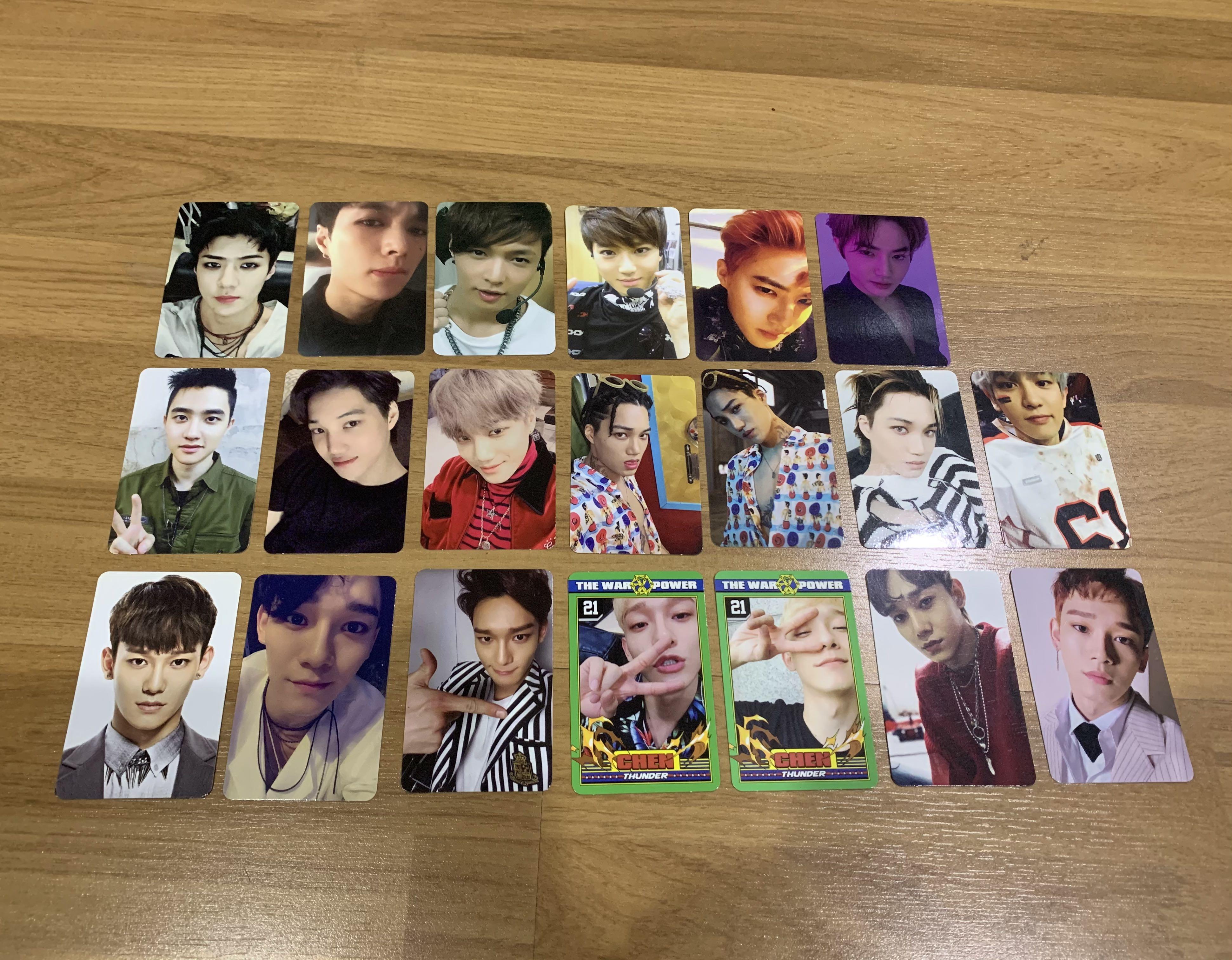 EXO OFFICIAL PHOTOCARDS, Hobbies & Toys, Collectibles & Memorabilia, K ...