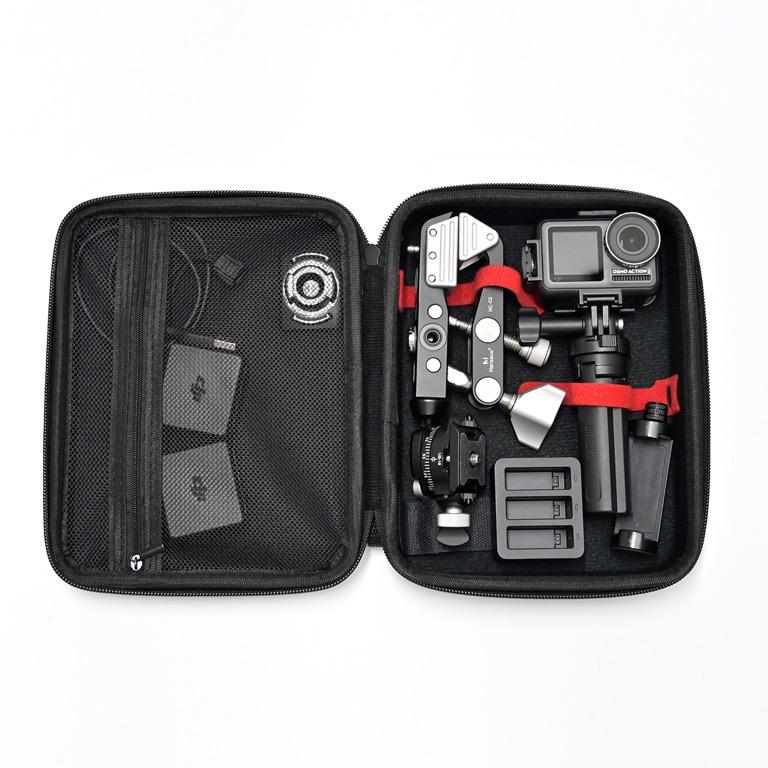 Hard Casing for Action Camera, cable management, battery, etc ...