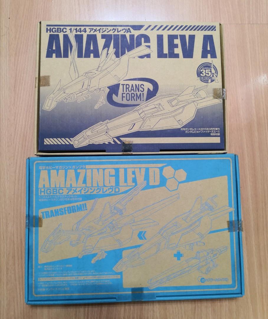 HG 1/144 Amazing Hi Nu 用 Lev a & Lev d, 興趣及遊戲, 玩具 & 遊戲類 - Carousell