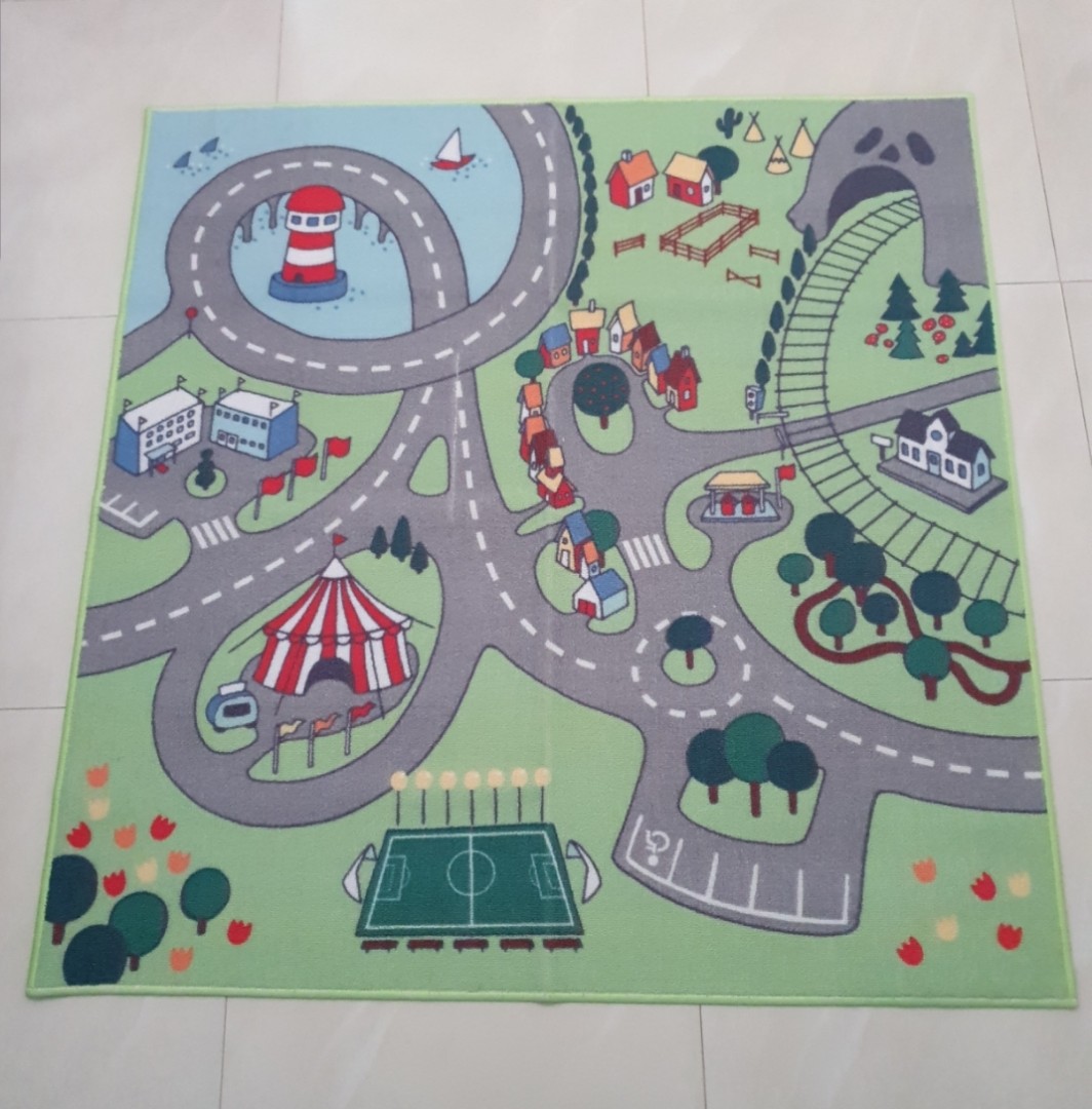 IKEA Stadsdel Children Rug, Everything Else on Carousell