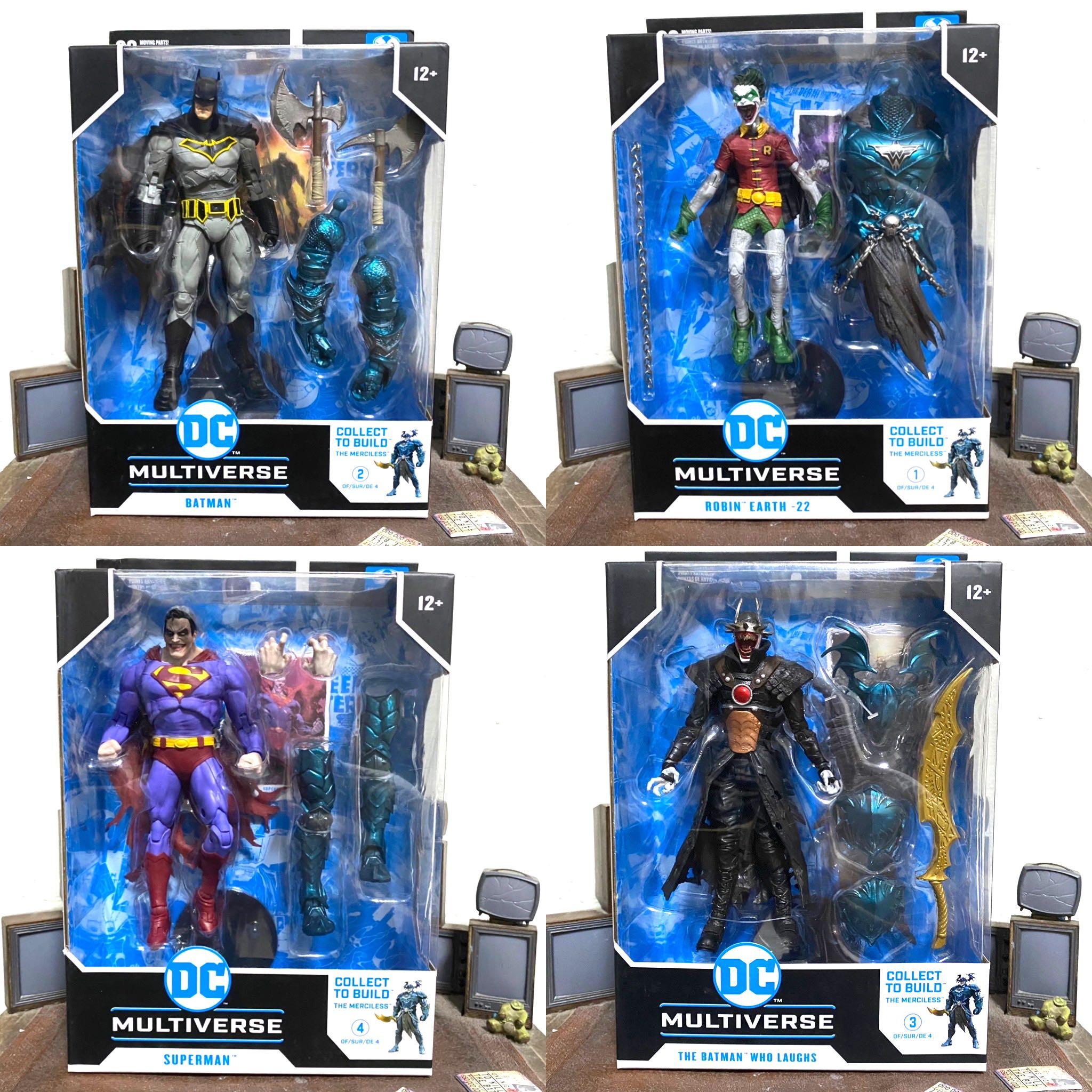 [Back Order] Mcfarlane Toys DC Multiverse Merciless Wave Set of 4 ...
