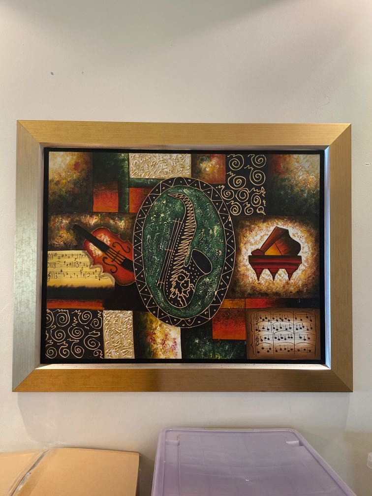 Instrument Oil Painting, Hobbies & Toys, Stationery & Craft, Art ...