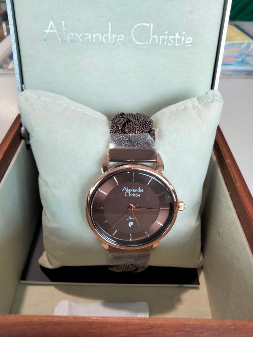 Jam Alexandre Christie original, Fesyen Wanita, Jam Tangan di Carousell