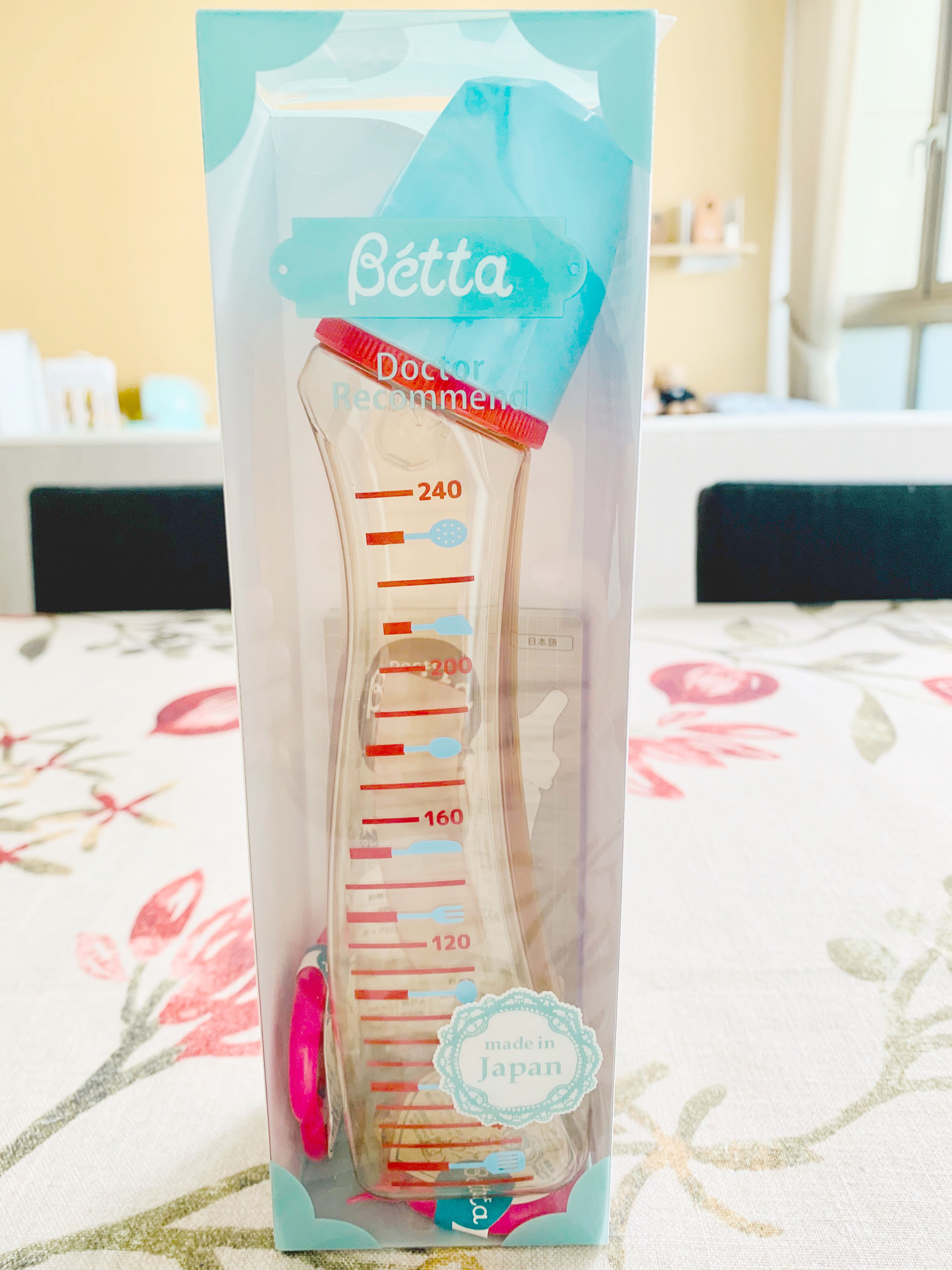 Japan Doctor Betta Milk Bottle 240ml, Babies & Kids, Nursing & Feeding, Breastfeeding & Bottle ...