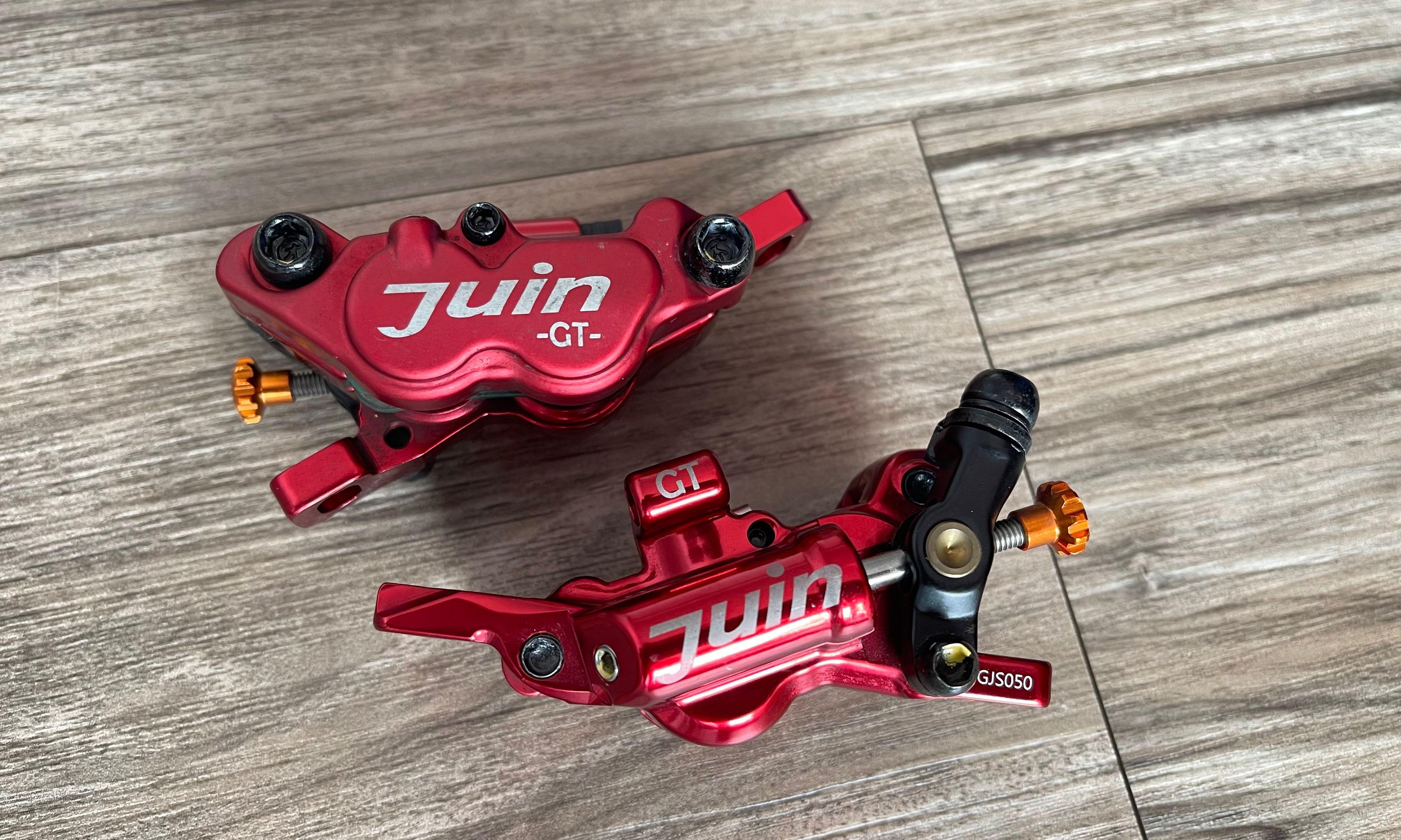 Juin Tech GT 4 Piston - Front & Back for Disc Brakes, Sports Equipment ...